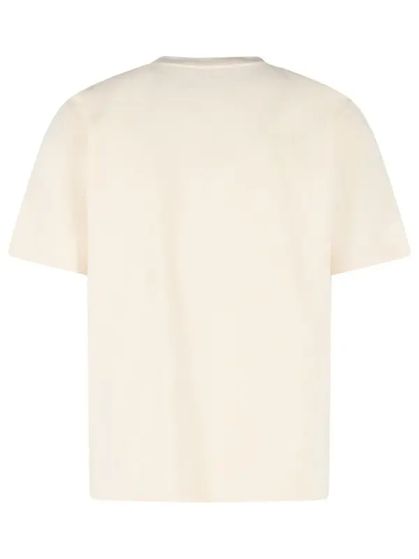 MAISON MARGIELA Cotton T-shirt With Contrast Burn Detail
