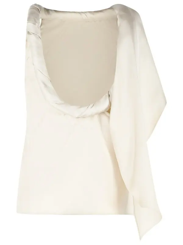 Loulou De Saison Wilma Silk Top - Ivory