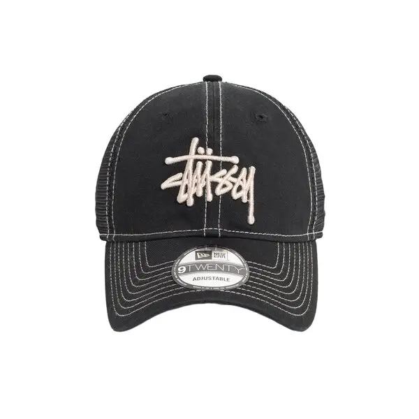 StÜssy X New Era 9twenty Trucker Cap - Black