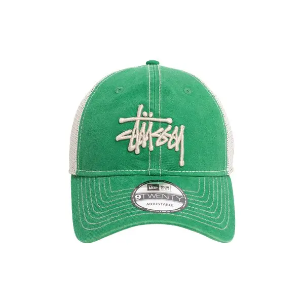 StÜssy New Era 9twenty Washed Basic Trucker - Green