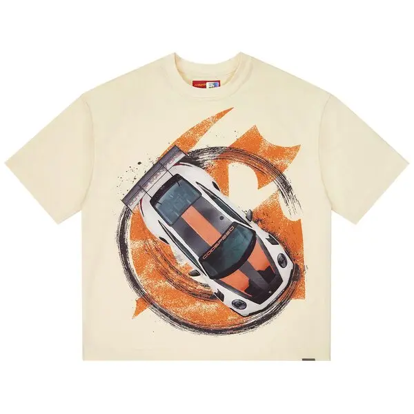 GODSPEED Track Mode Miami Superrun 'bone' T-shirt - Cream