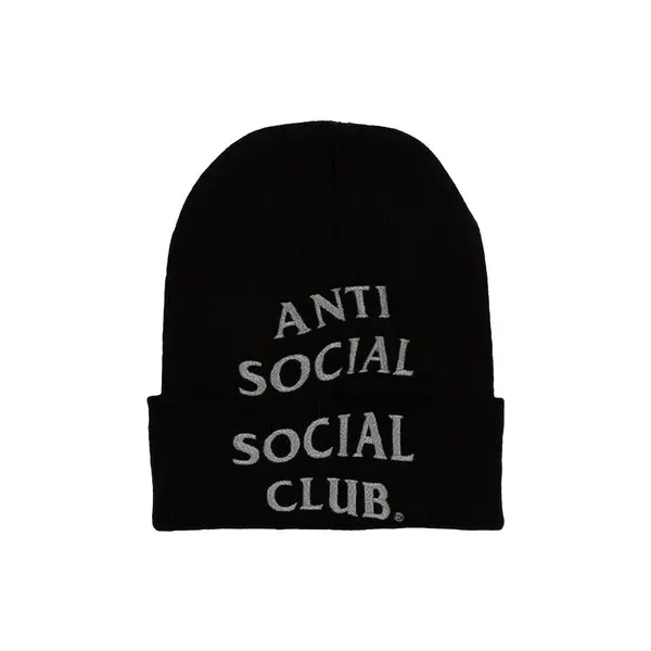 ANTI SOCIAL SOCIAL CLUB Embroidered Beanie - Black