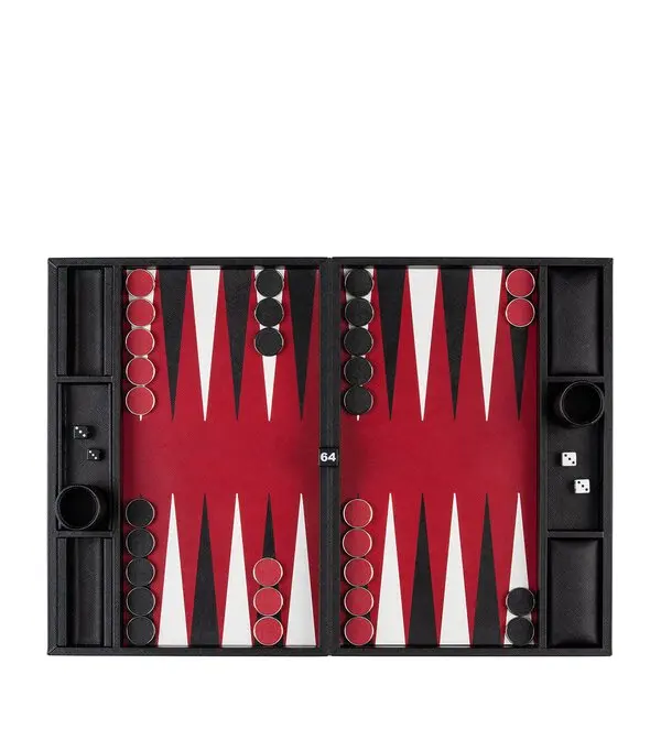 Prada Saffiano Leather Backgammon Set