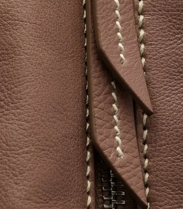 Prada Medium Leather Bonnie Shoulder Bag - Brown