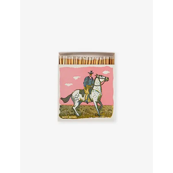 ARCHIVIST Pink Cowboy 125 Safety Matches - One-color