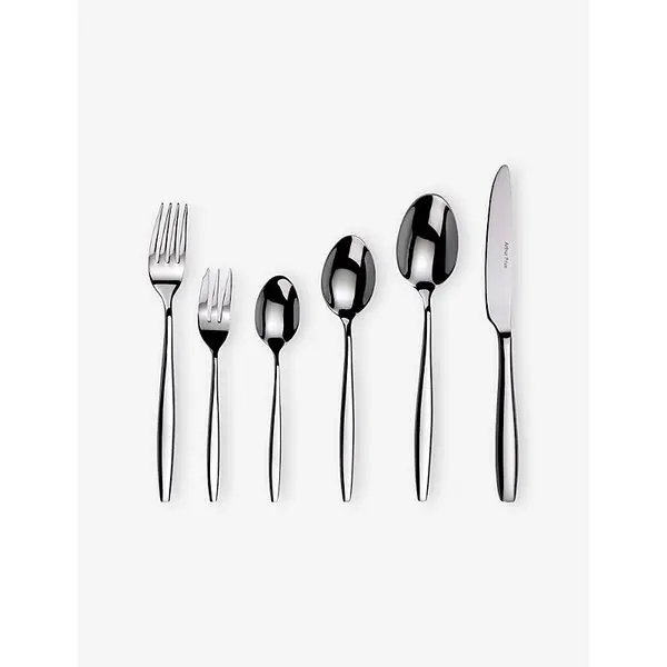 ARTHUR PRICE Rio Polished Stainless-steel 42-piece Cutlery Set - Stainless Steel