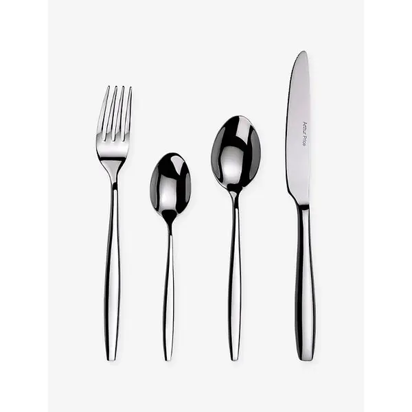 ARTHUR PRICE Rio Logo-engraved Stainless-steel 24-piece Cutlery Set - Stainless Steel