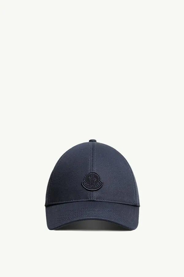 Moncler Gabardine Baseball Cap - Blue