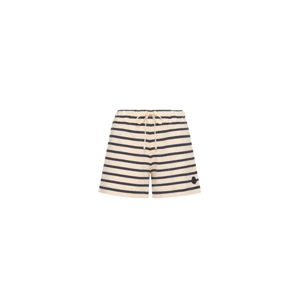 Moncler Striped Cotton Shorts - Multicolor