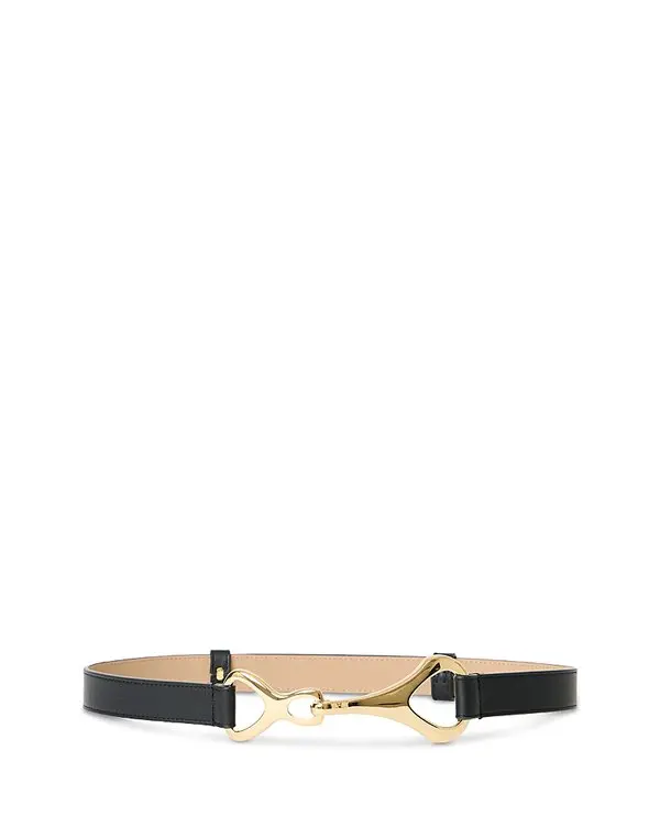 B-low The Belt Gideon Leather Belt - Black Gold