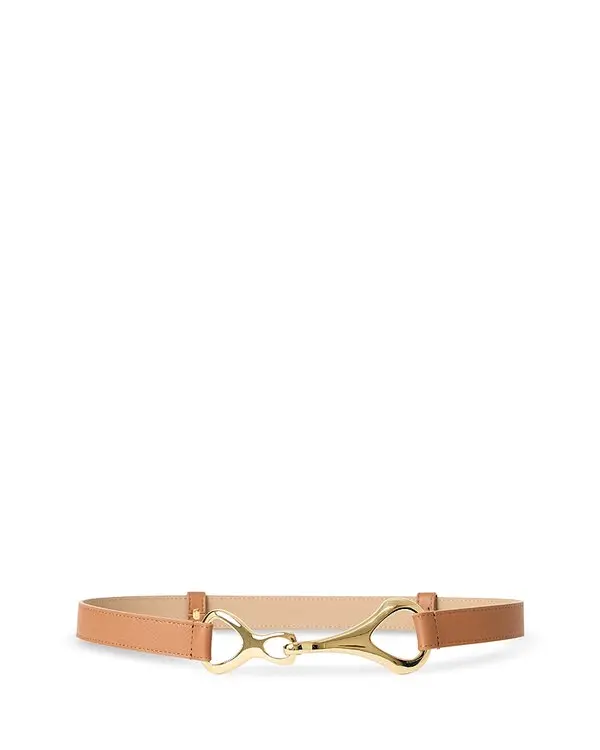 B-low The Belt Gideon Leather Belt - Cuoio Gold