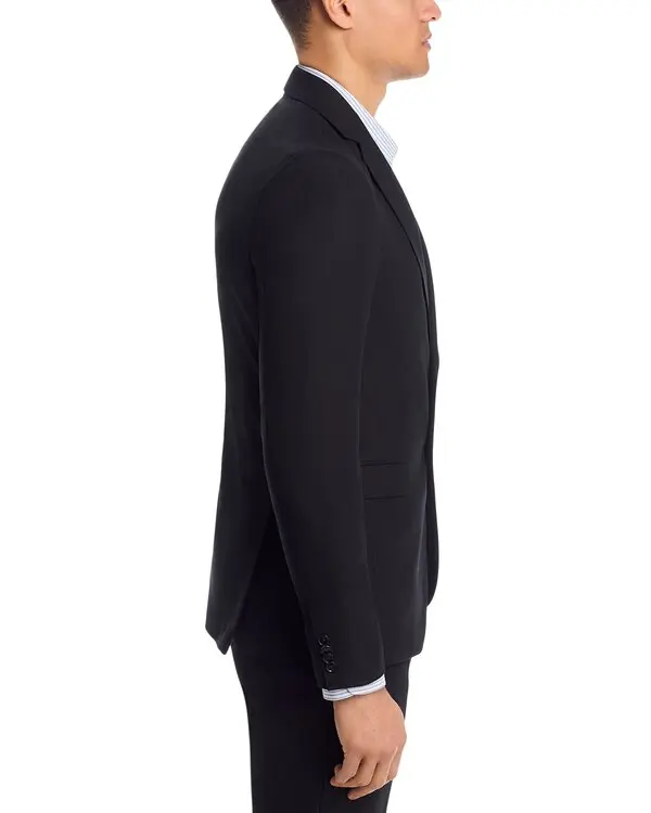BOSS Suit Jacket Textured Reymond Extra Slim Fit Performance Wool - Black