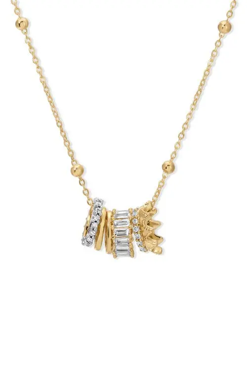 Adina Reyter Royal Rager Diamond & Mini Bead Pendant Necklace