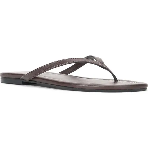 Staud Freja Thong Slide Sandal - Espresso