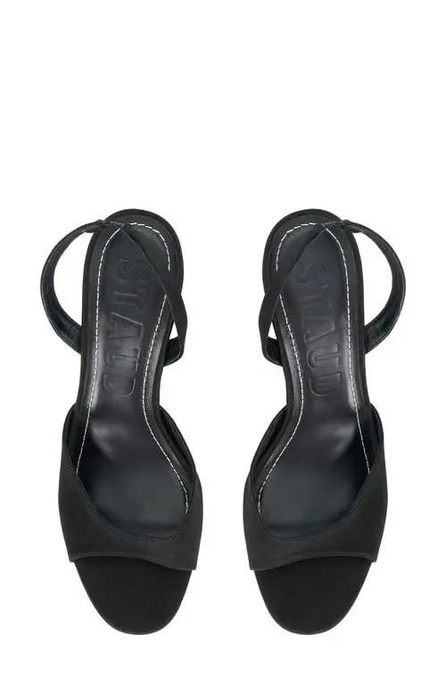 Staud Brigitte Slingback Slide Sandal - Black