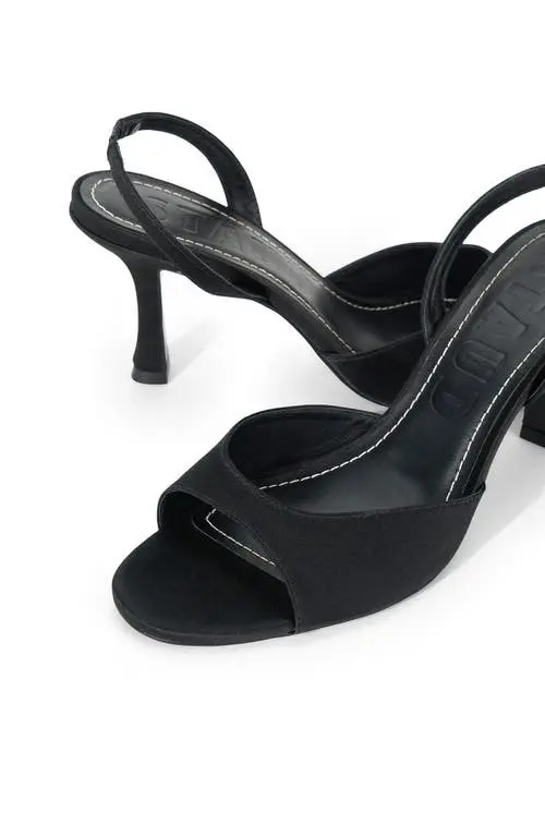 Staud Brigitte Slingback Slide Sandal - Black