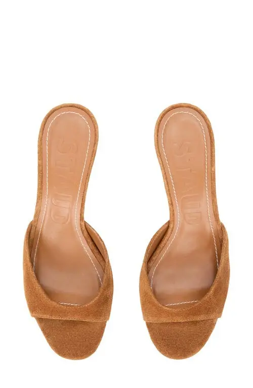 Staud Brigitte Wedge Slide Sandal - Tabac/natural