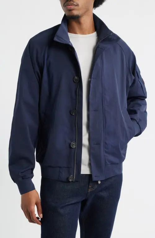 SAVE THE DUCK Blade Water Resistant Bomber Jacket - Navy Blue