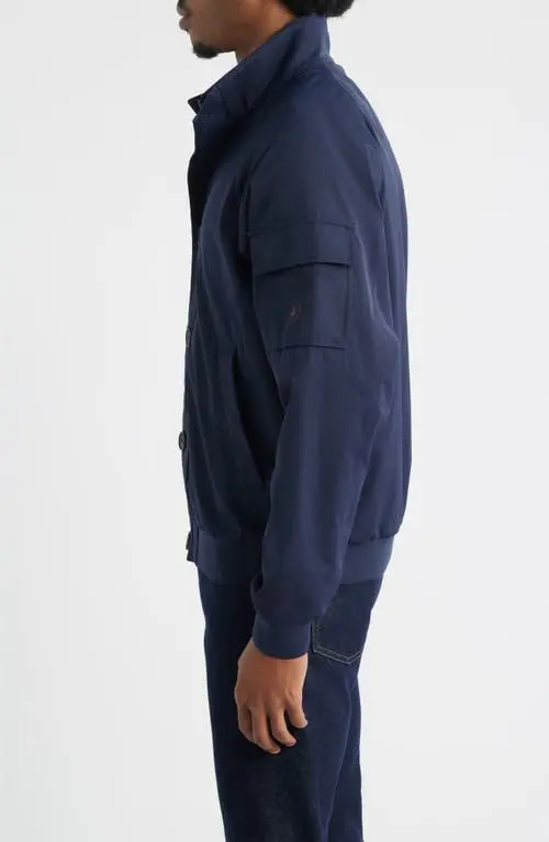 SAVE THE DUCK Blade Water Resistant Bomber Jacket - Navy Blue