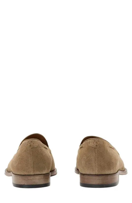 John Varvatos Barrow Leather Tassel Loafer - Chestnut