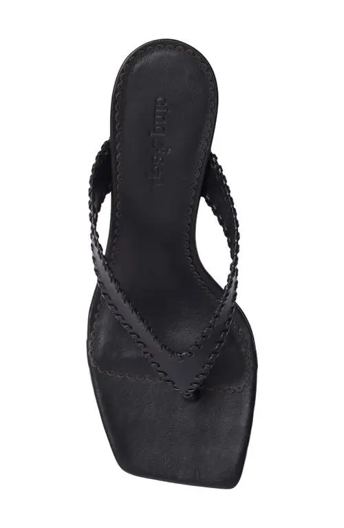 Cinq À Sept Frankie Thong Slide Sandal - Black