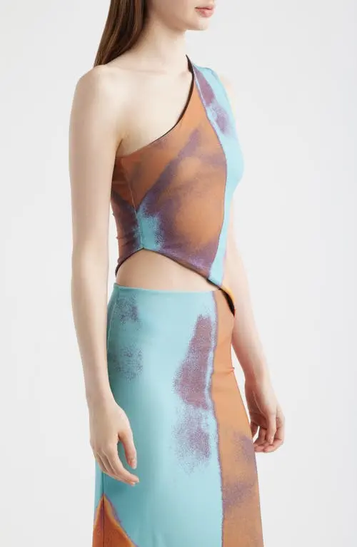 FENERS Besos One Shoulder Top - Turquoise