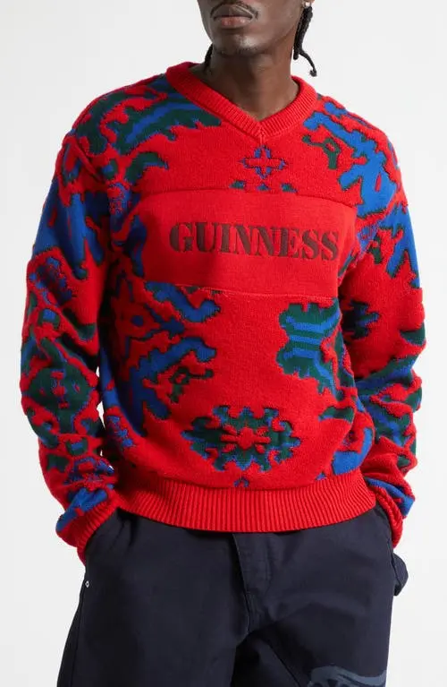 JW Anderson X Guinness Carpet Jacquard Wool Sweater