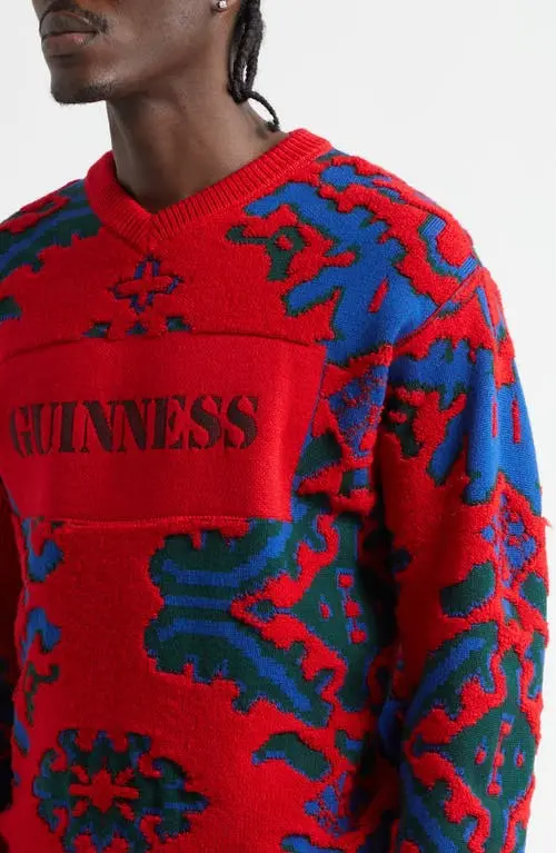 JW Anderson X Guinness Carpet Jacquard Wool Sweater