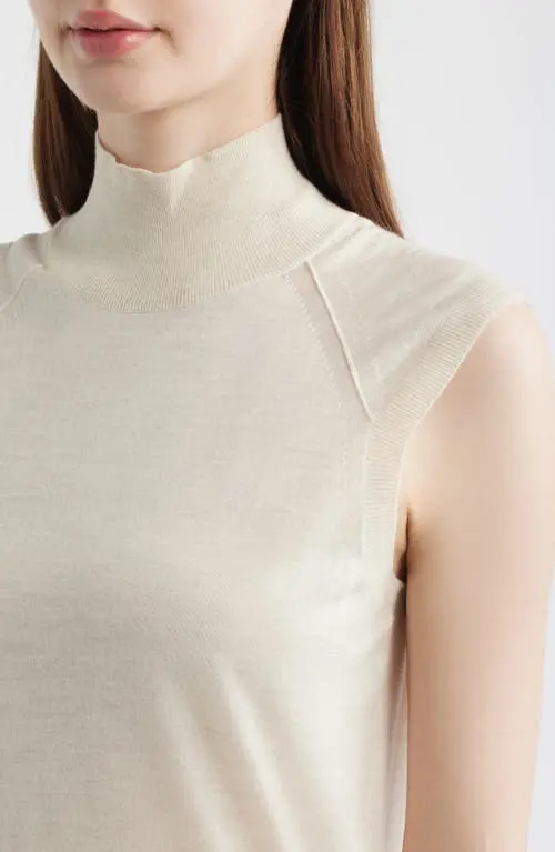 BOSS Virgin Wool Turtleneck Tank