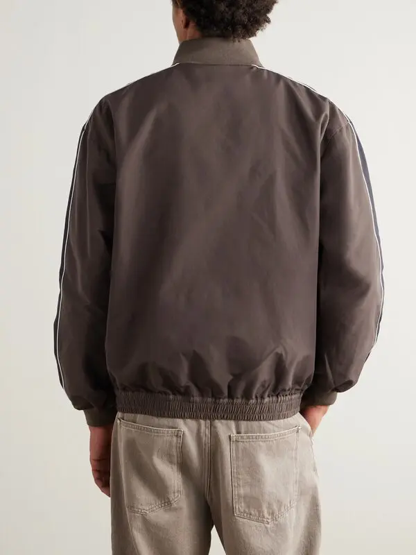NEIGHBORHOOD Logo-embroidered Two-tone Track Jacket