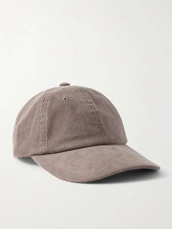 Folk Cotton-corduroy Baseball Cap - Neutrals