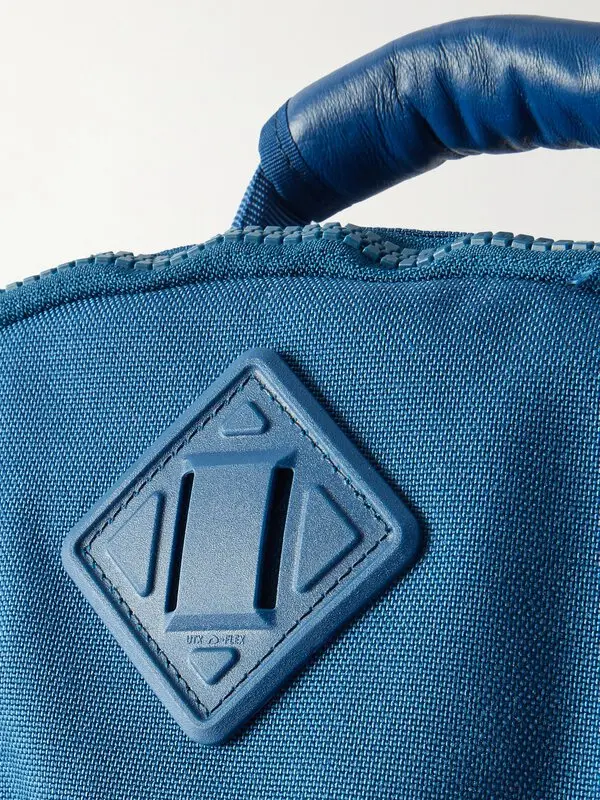 Visvim 20l Leather-trimmed Cordura® Backpack - Blue