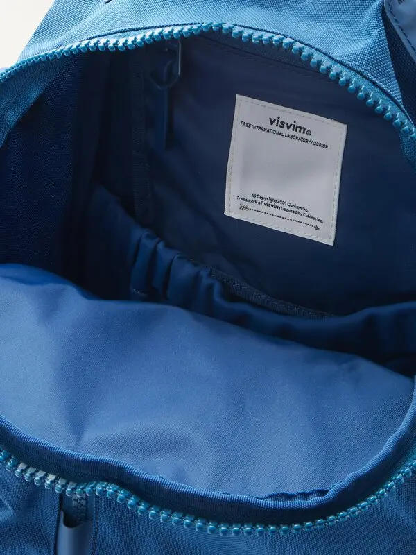 Visvim 20l Leather-trimmed Cordura® Backpack - Blue