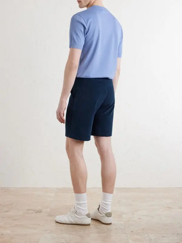 Altea Straight-leg Cotton-terry Bermuda Shorts
