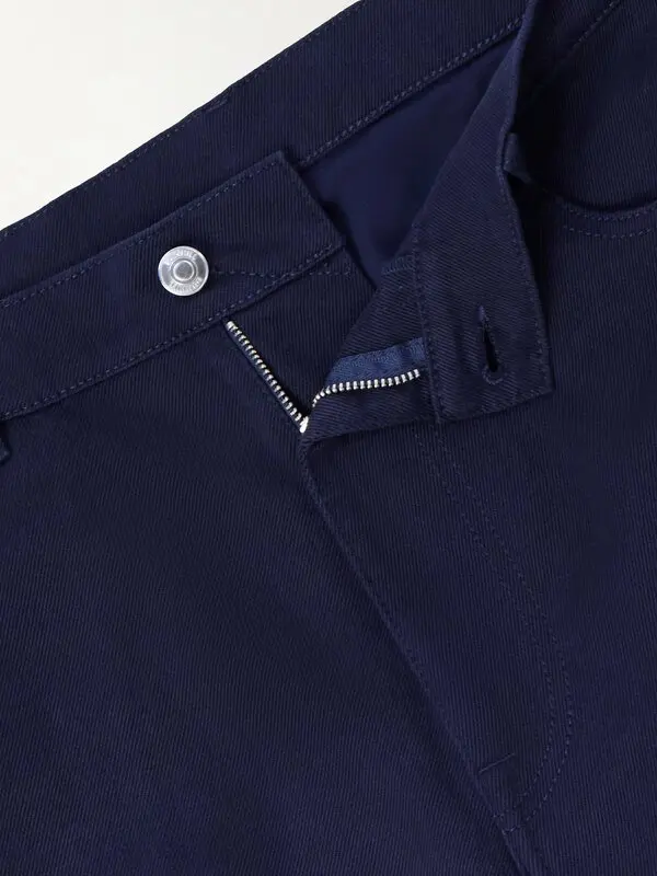 Dunhill Tapered Cotton-blend Twill Trousers