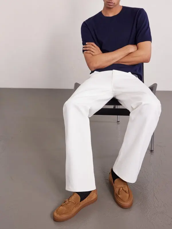 Mr P. Tasselled Suede Boat Shoes