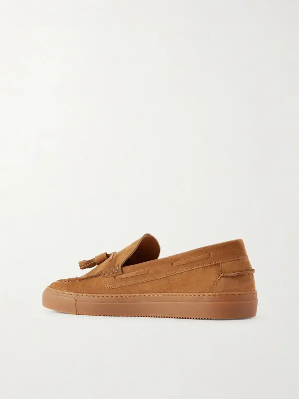 Mr P. Tasselled Suede Boat Shoes