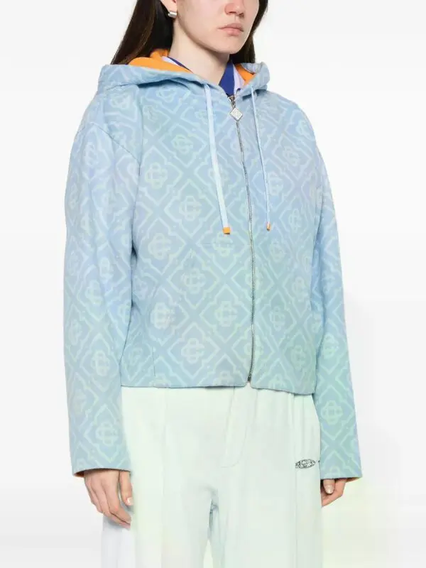 Casablanca Monogram Hooded Jacket