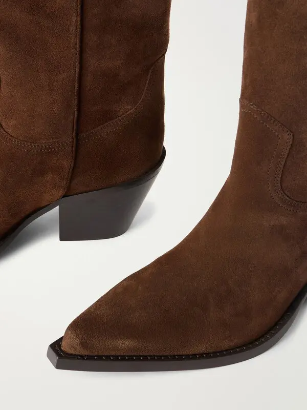 Paris Texas Dakota 60 Suede Ankle Boots - Brown