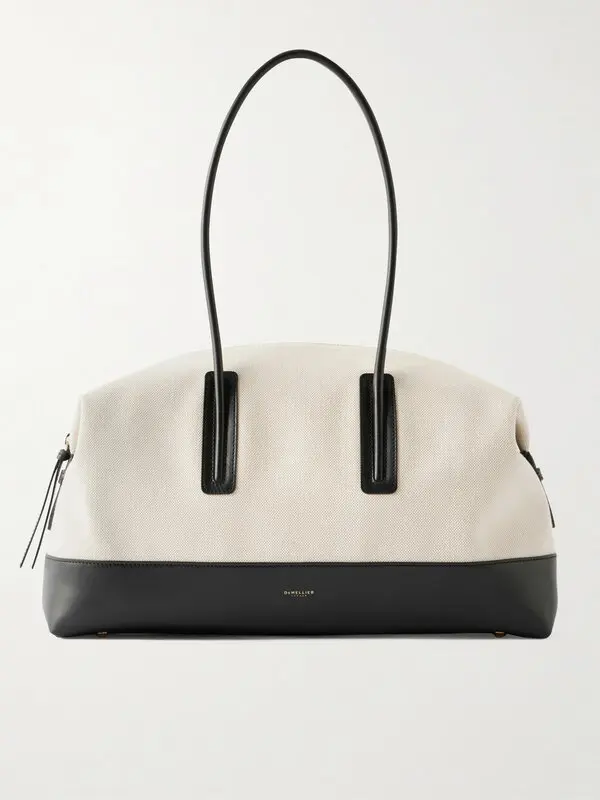 DEMELLIER The Stockholm Leather-trimmed Tote Bag
