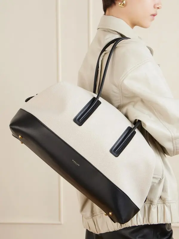 DEMELLIER The Stockholm Leather-trimmed Tote Bag