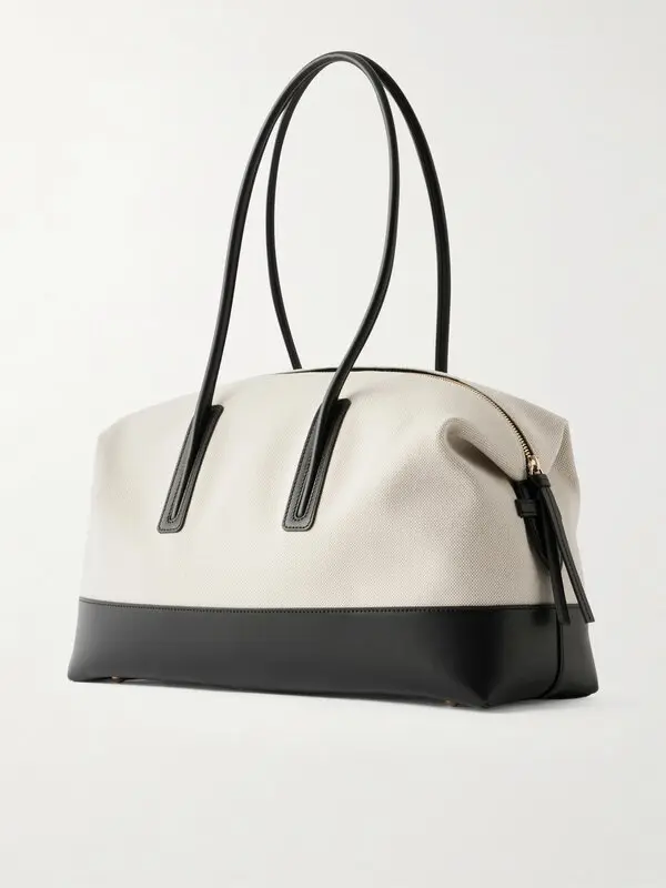 DEMELLIER The Stockholm Leather-trimmed Tote Bag