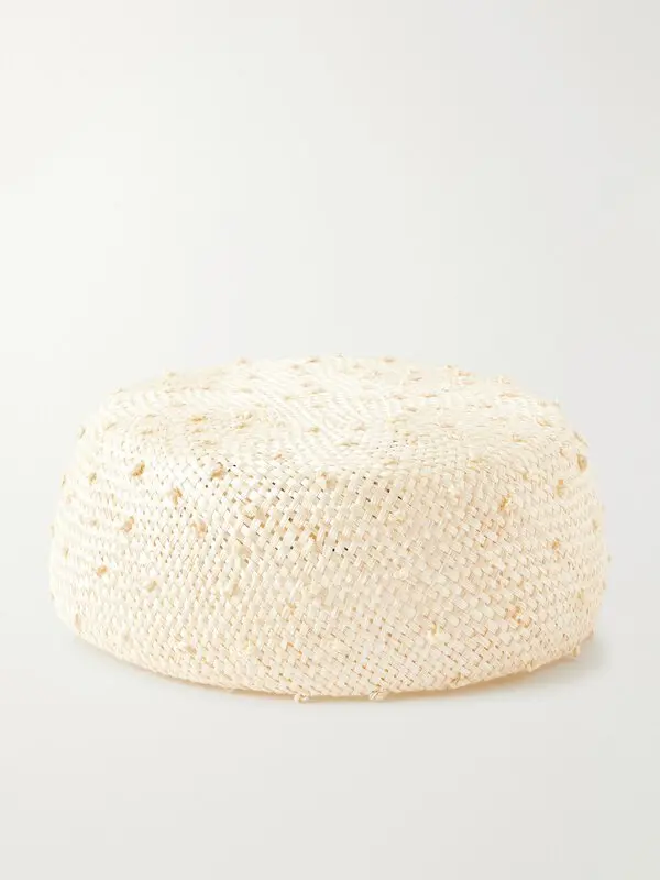 GIGI BURRIS MILLINERY Lauren Straw Hat - Neutrals