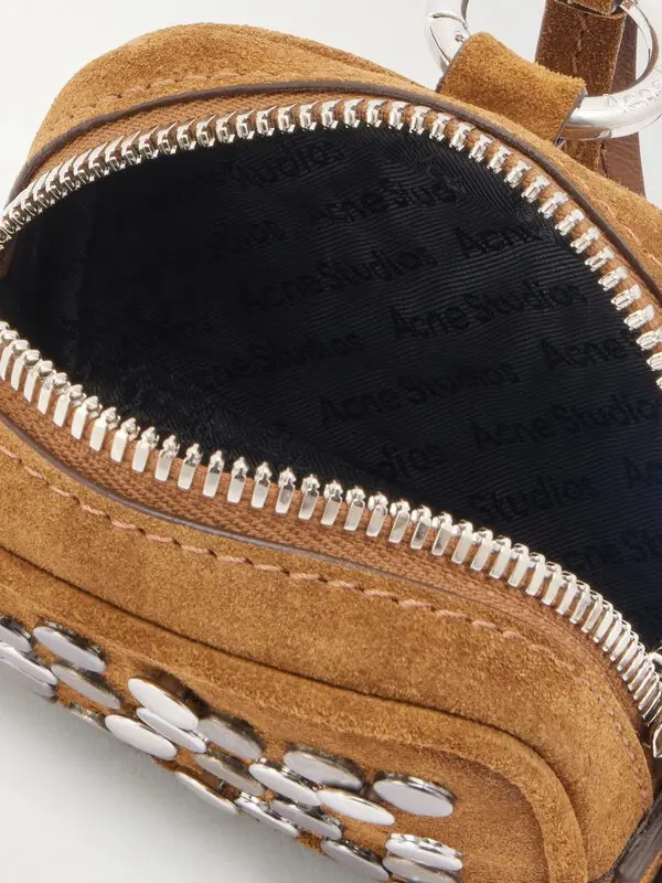 Acne Studios Camero Studded Suede Airpods Case