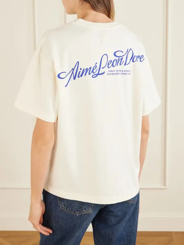Aimé Leon Dore Logo-printed Cotton-jersey T-shirt
