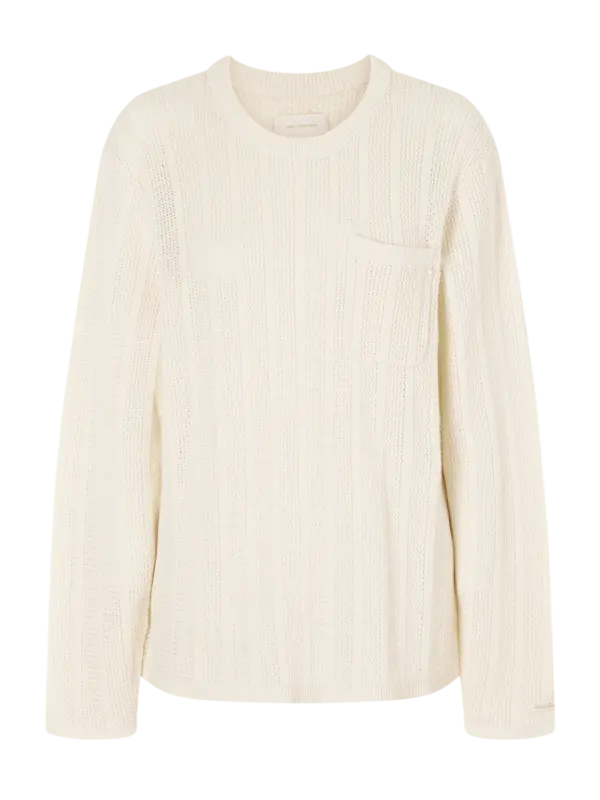 Aimé Leon Dore Open-knit Cotton Sweater - Neutrals