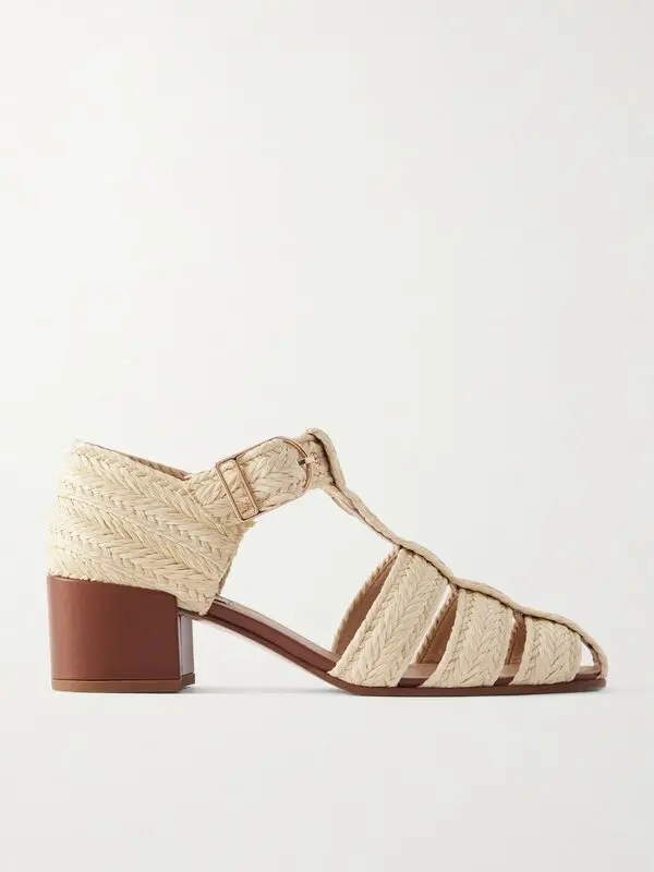 Gabriela Hearst Lyle Raffia Sandals