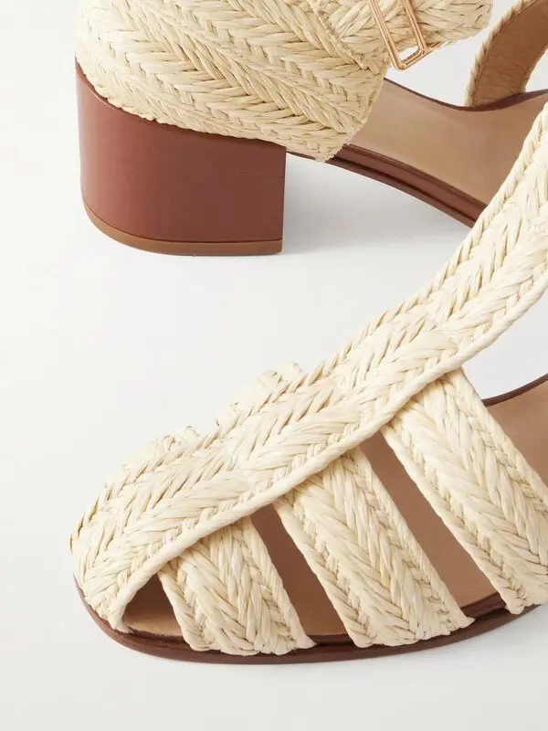 Gabriela Hearst Lyle Raffia Sandals