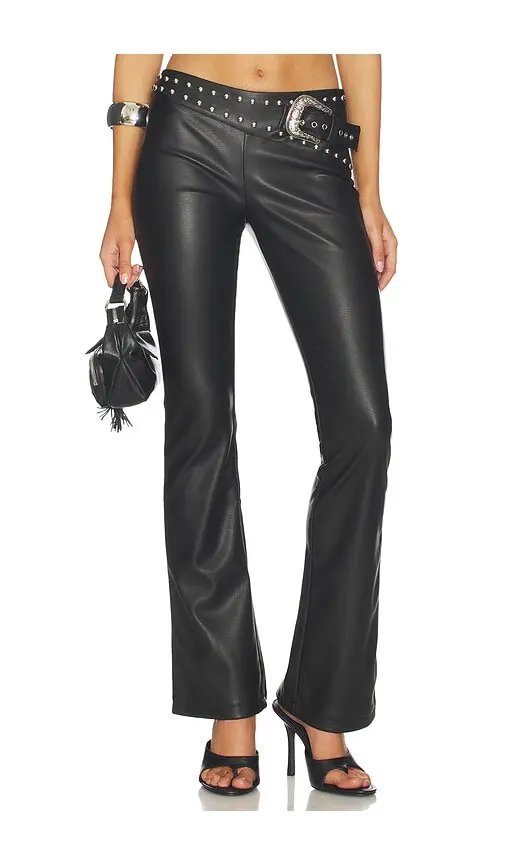 Superdown Melisa Faux Leather Pant