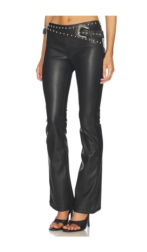 Superdown Melisa Faux Leather Pant